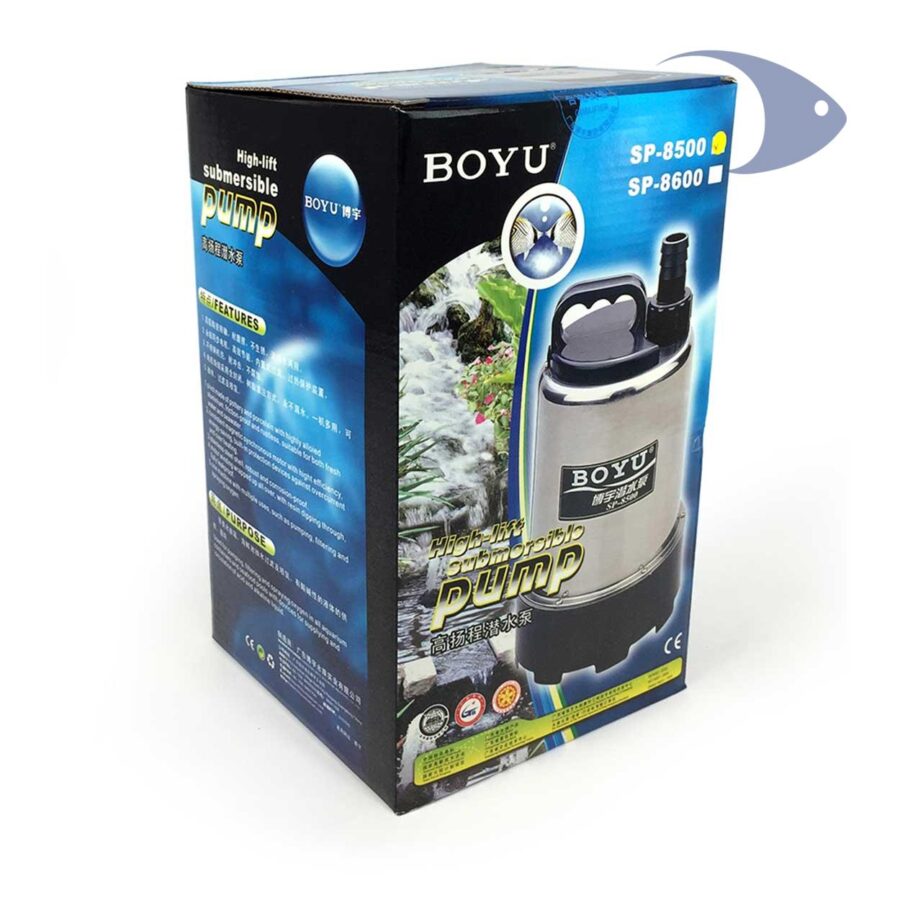 Bomba de achique BOYU SP 8500 es muy potente y confiable