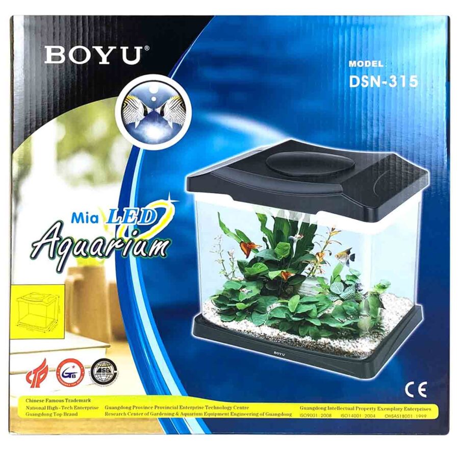 Acuario BOYU DSN-315 para bettas y pequeños peces